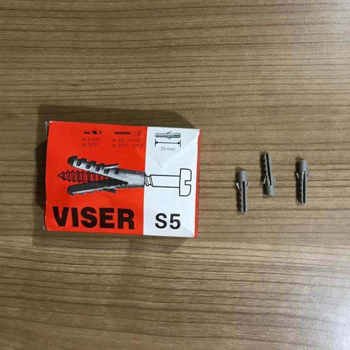 Fiser Viser Fisher Piser Tembok S5 Nylon Toogle S-5 Sekrup Dinding ...