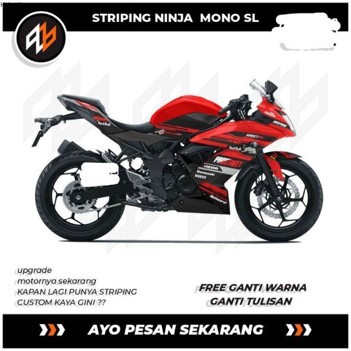 STRIPING NINJA MONO SL / STIKER NINJA / STRIPING NINJA / STIKER NINJA ...