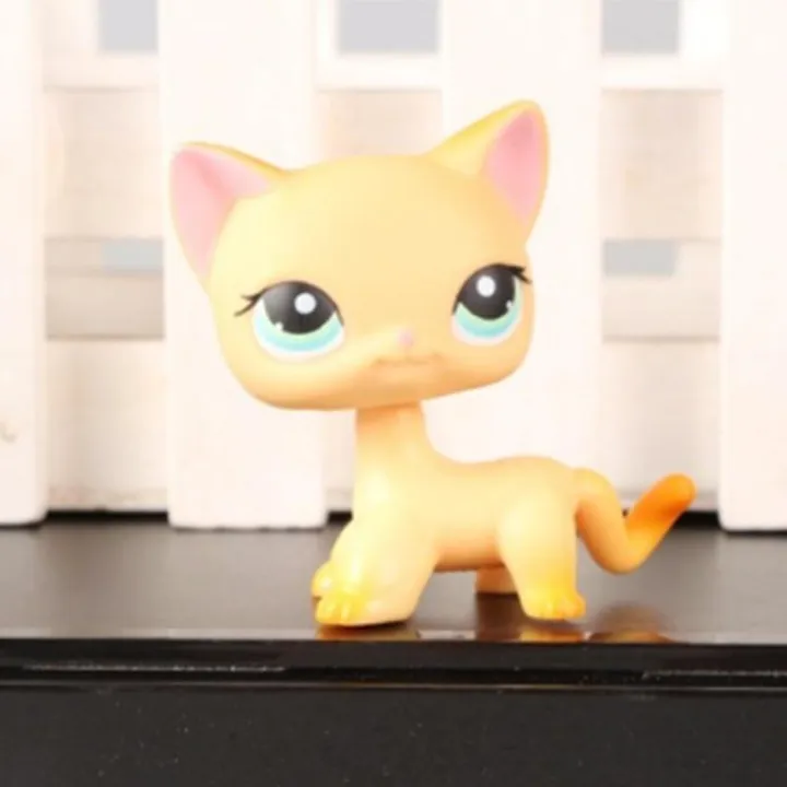 New Pet Collection Figure LPS #339 Short Hair Cat Kitty Yellow Kitten ...