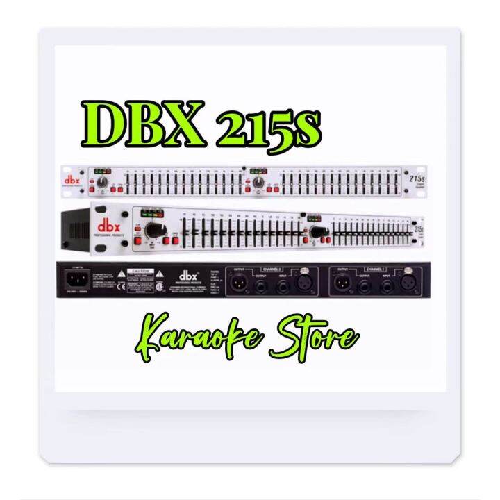☛dbx 215s EQ Dual 15-Band Graphic Equalizer (silver) TESTED BEFORE SHIP ...