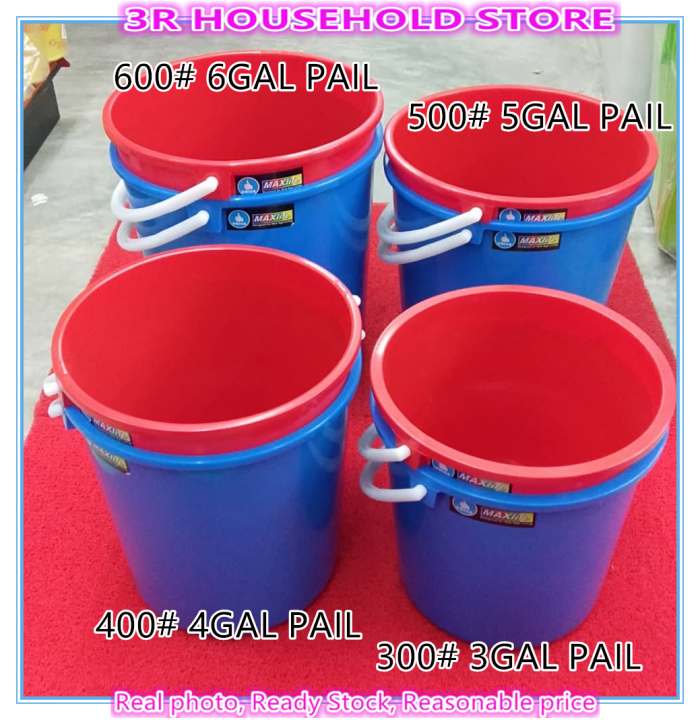 UNICA 3GAL - 6GAL Utility Bin / PAIL / BEKAS AIR / TONG AIR / WATER ...