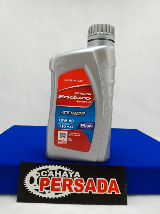 Pertamina Enduro 4t oli motor racing 10w 40 ukuran 1 liter | Lazada Indonesia