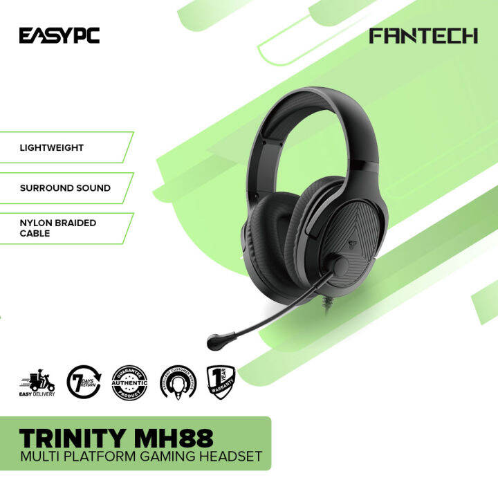 EasyPC | Fantech Trinity MH88 Multi Platform Gaming Headset Earphones ...