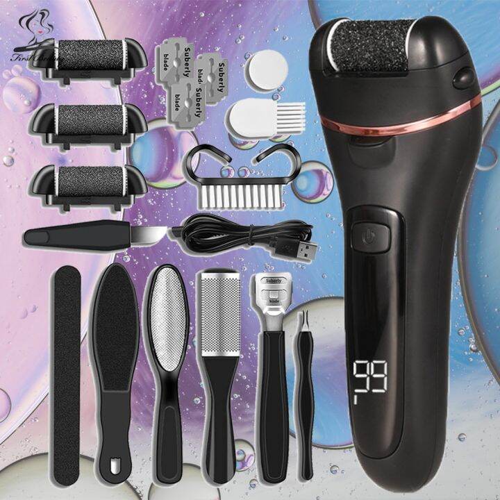 ZZOOI Electric Foot File Callus Remover Machine Pedicure Device Foot ...