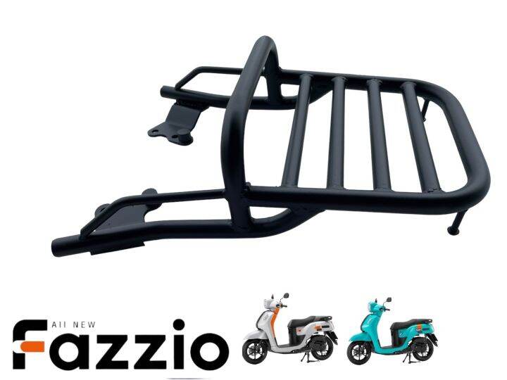 ตะเเกรงท้ายมีจับหลัง FAZZIO /Rack ท้ายเเบบมีจับหลังกันตก YAMAHA FAZZIO ...