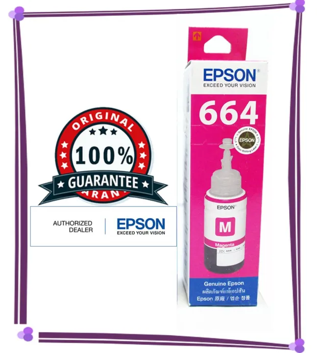 Epson Ink T6643 Magenta | Lazada PH