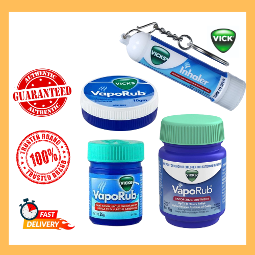 VICKS VAPORUB COLD VAPORISING OINTMENT 10g/25g/50g/0.5ml | Lazada