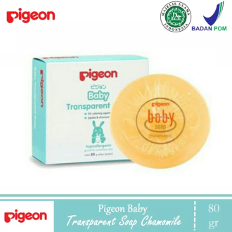 PIGEON Baby Transparent Soap - 80gr ( Sabun Batang Bayi ) | Lazada ...