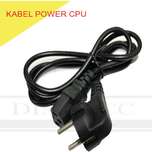 Kabel Power CPU PC Komputer Monitor Ke Listrik Kuat Dan Awet Kualitas ...