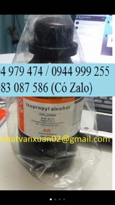 Chất Isopropyl alcohol IPA 2-propanol C3H8O chai 500ml Xilong CAS 67-63 ...