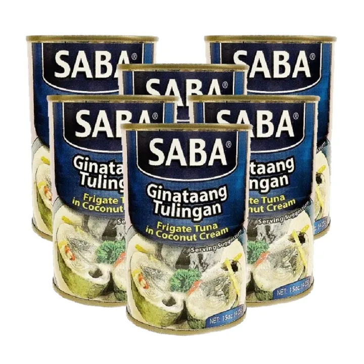 Saba Ginataang Tulingan 6 Pack (425g per pack) | Lazada PH