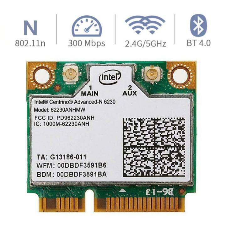 For Intel 6230 Dual-Band Wireless 62230ANHMW 867M BT4.0 PCI-E Wifi 802 ...