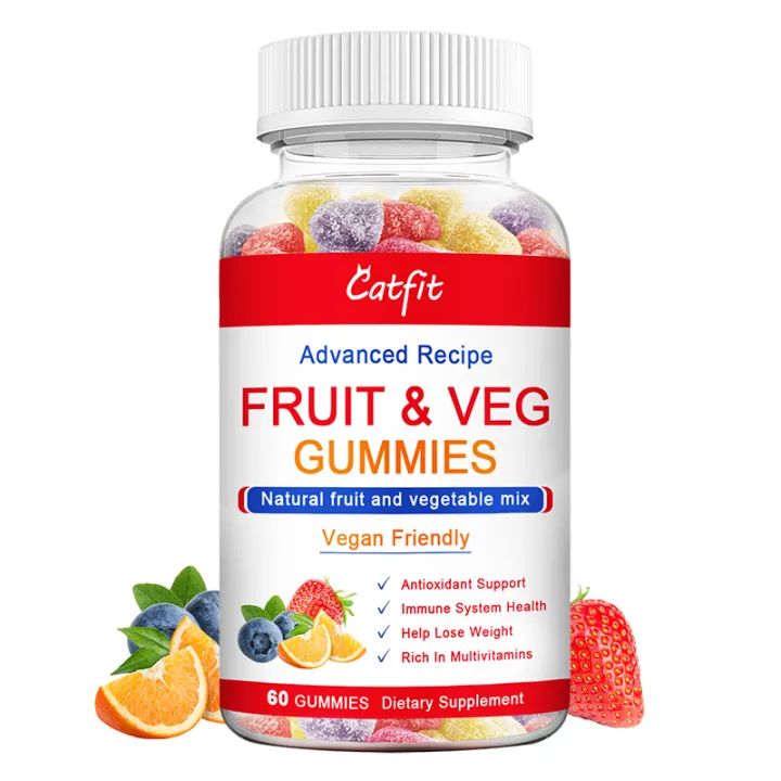 CatFit Compound Fruits & Vegetable Gummies Mixed-flavor Rich in ...