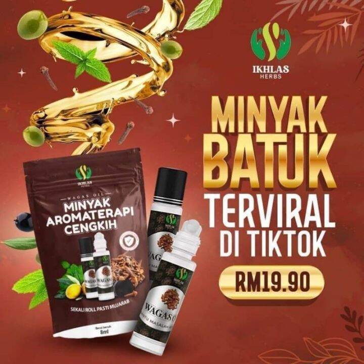 PRODUK IKHLAS HERBS MINYAK AROMATERAPI CENGKIH WAGAS OIL 7ML ROLL ON ...