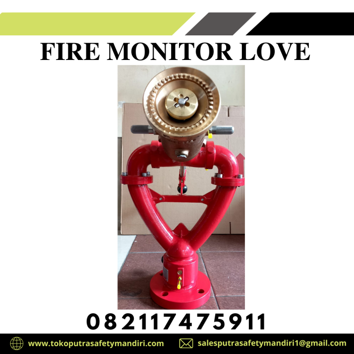HYDRANT FIRE MONITOR LOVE HEART PROTEK IMPOR FLANGE 2.5 IN 636 WATER ...