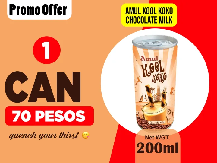 Amul Kool Koko - Chocolate Milk 200ml | Lazada PH