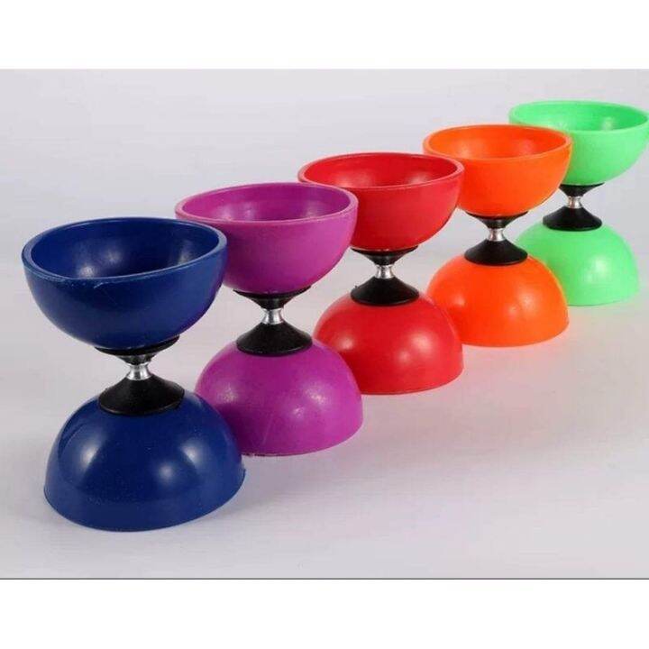 chinese yoyo che ling 扯玲 traditional games toys Bowl Diabolo with wood sticks | Lazada