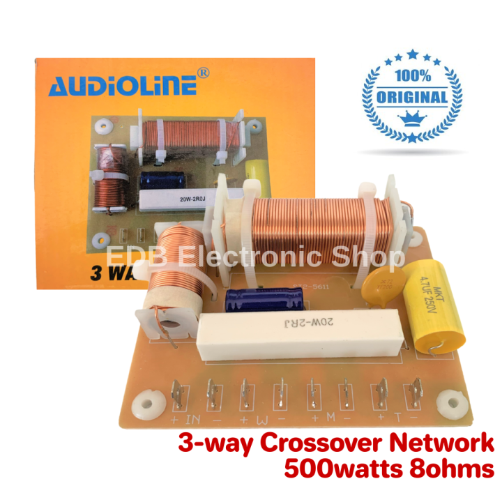 Audioline CR3-500W Dividing Network 3-way 500watts Crossover Network ...