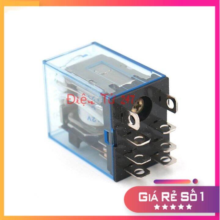 Relay Trung Gian, rơ le kính LY2N-J Relay 24V 10A 8 Chân | Lazada.vn