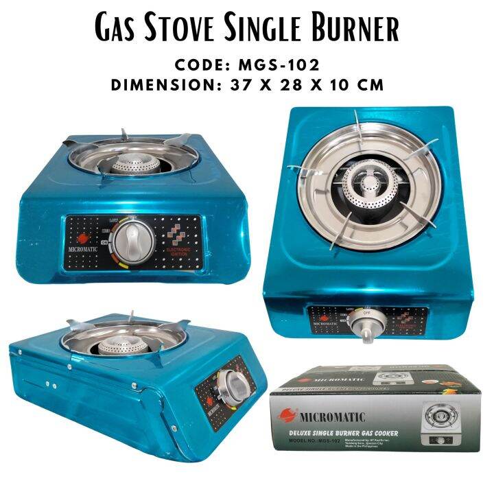 Micromatic MGS-102 Gas Stove SINGLE BURNER w/o regulator | Lazada PH