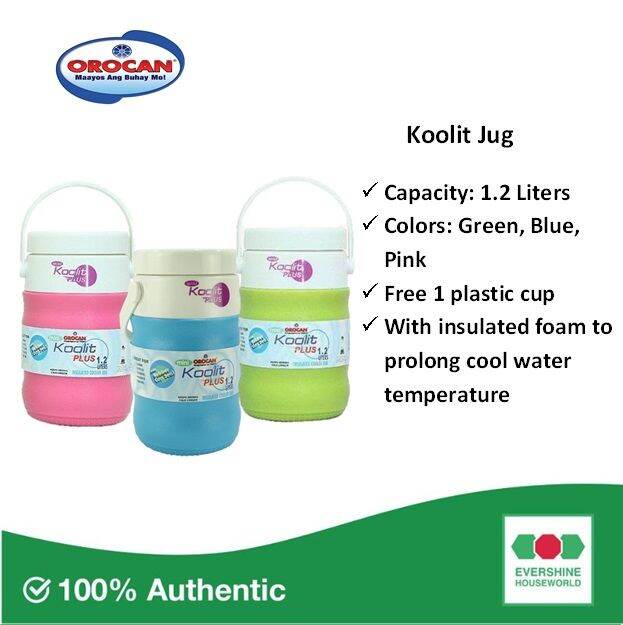 OROCAN KOOLIT COOLER JUG 1.2L / 2.0L | Lazada PH