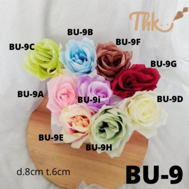 BU9 - Hiasan Kue Cake Topper Bunga Artificial Mawar Rose | Lazada Indonesia
