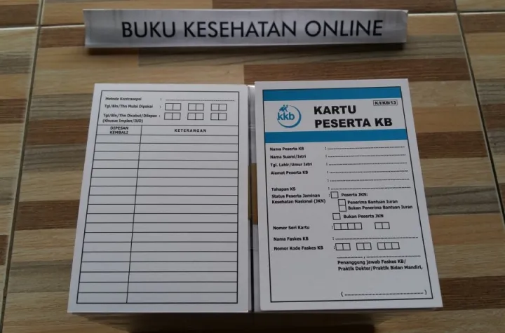 Paket Kartu Peserta KB ( Keluarga Berencana ) - 1 Pack isi 10 Kartu ...