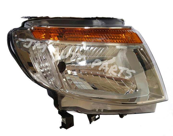 Ford Ranger 2012 - 2014 Chrome Right (Passenger Side) Head Light Head ...