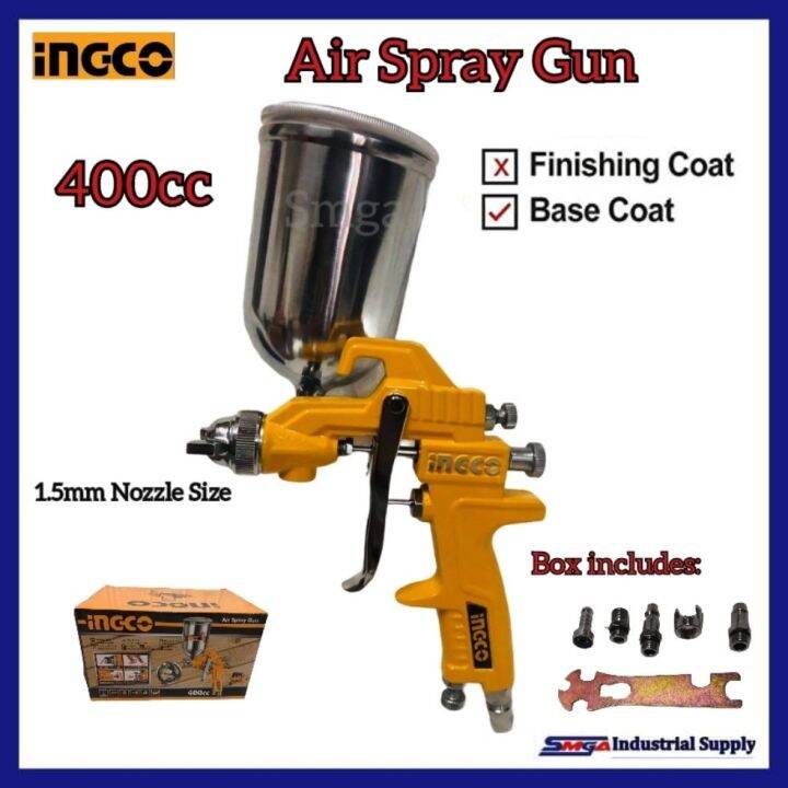 Ingco ASG4042 Air Spray Gun 400cc Base Coat IHT | Lazada PH