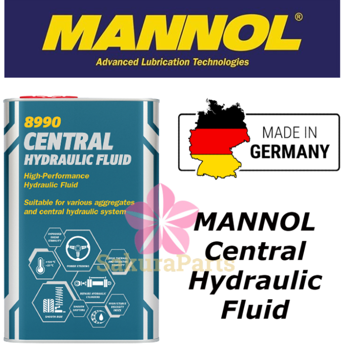 MANNOL 8990 Central Hydraulic Fluid 1Liter (MADE IN GERMANY) | Lazada