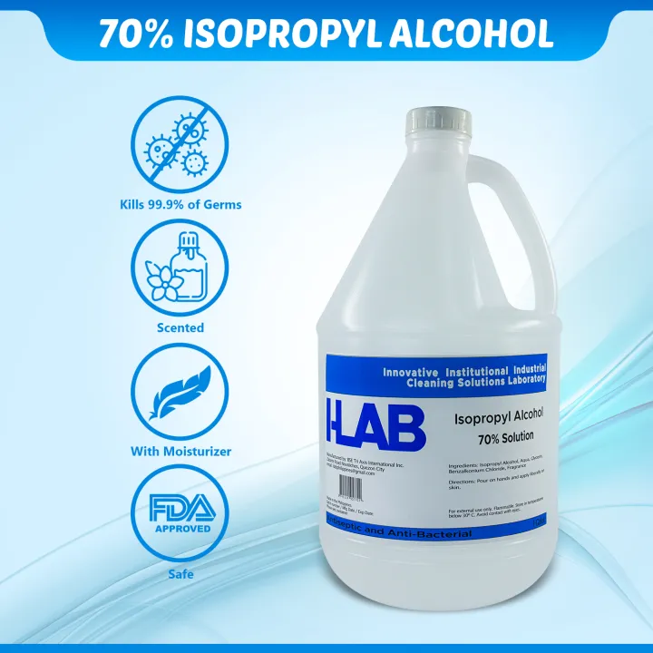 I-Lab 70% Isopropyl Alcohol 1 Gallon | Lazada PH