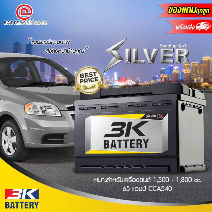 3K SVX LN2 R/L (DIN65) แบตเตอรี่รถยนต์(แห้ง) ขั้วจมขวาหรือซ้าย สำหรับรถยุโรป 1,500 - 1,800 cc ...