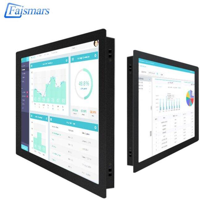 Industrial Grade Touch Screen Monitor With HDMI USB Resistive Touch ...