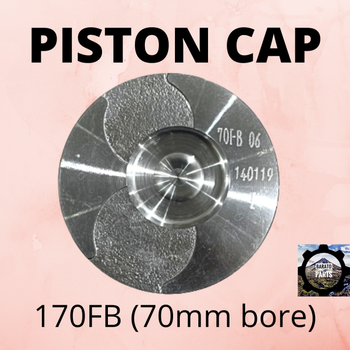 Piston Cap 170FB (70mm bore diameter) for Single Piston Air-cooled ...