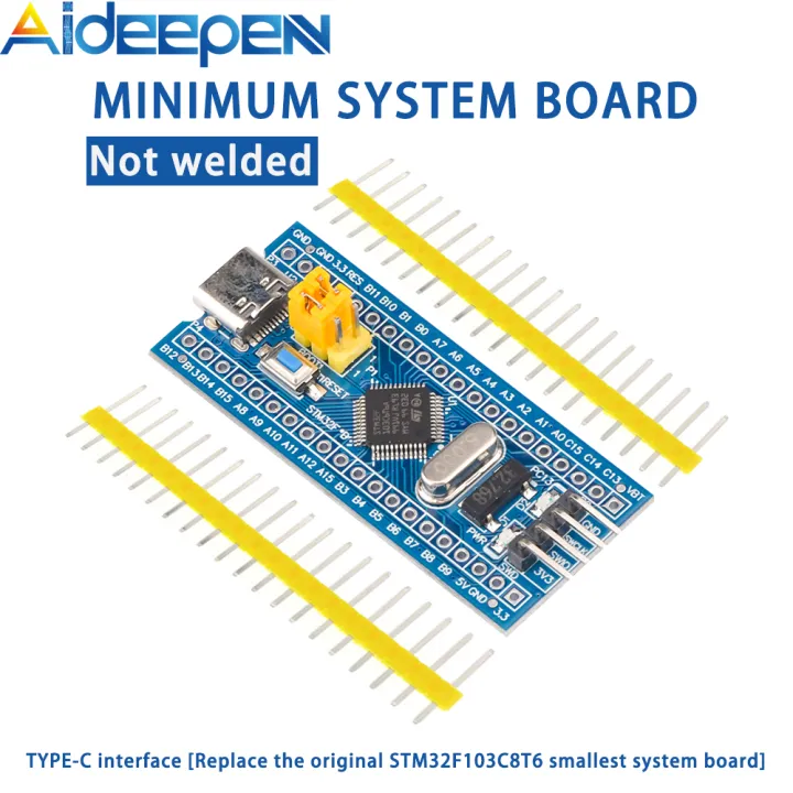 【Ready Stock】Original Aideepen STM32F103C6T6 Smallest System Board ... 【Ready Stock】Original Aideepen STM32F103C6T6 Smallest System Board ...
