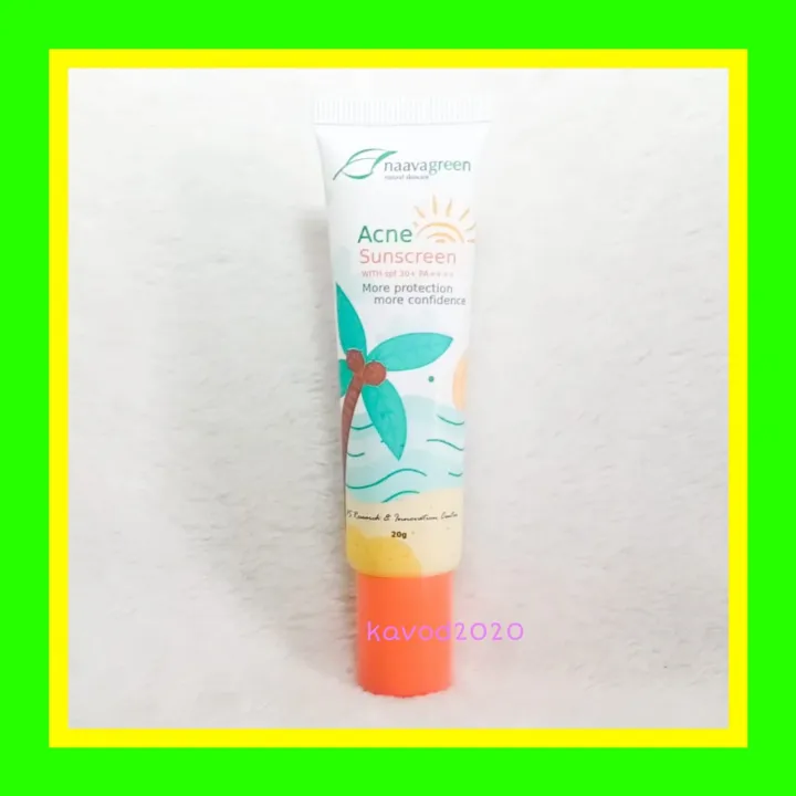 Naavagreen Acne Sunscreen 20 gram by dr Fredi Setyawan Original ...