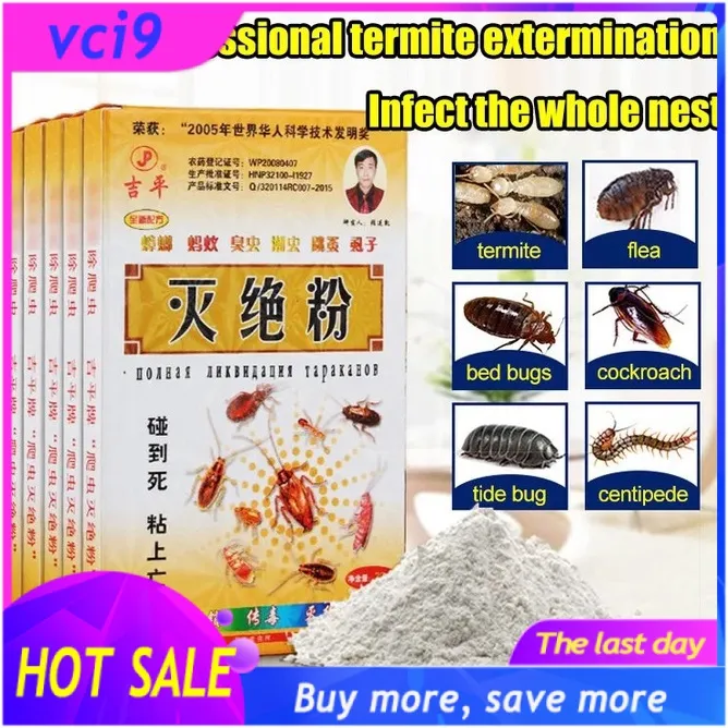 Hot 】25Pcs Powerful termite and roach extermination powder pest control ...