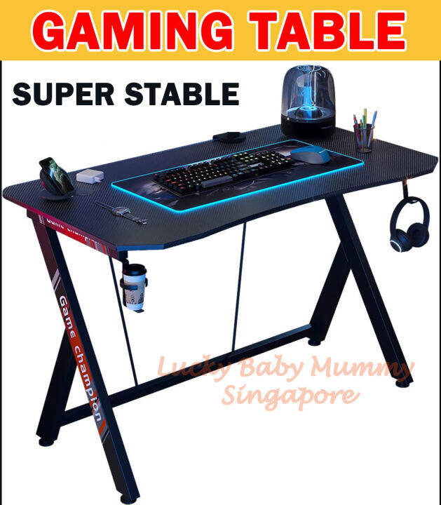 [Local Seller] Carbon Fiber Gaming Table / Desk / Study Table/ Office ...