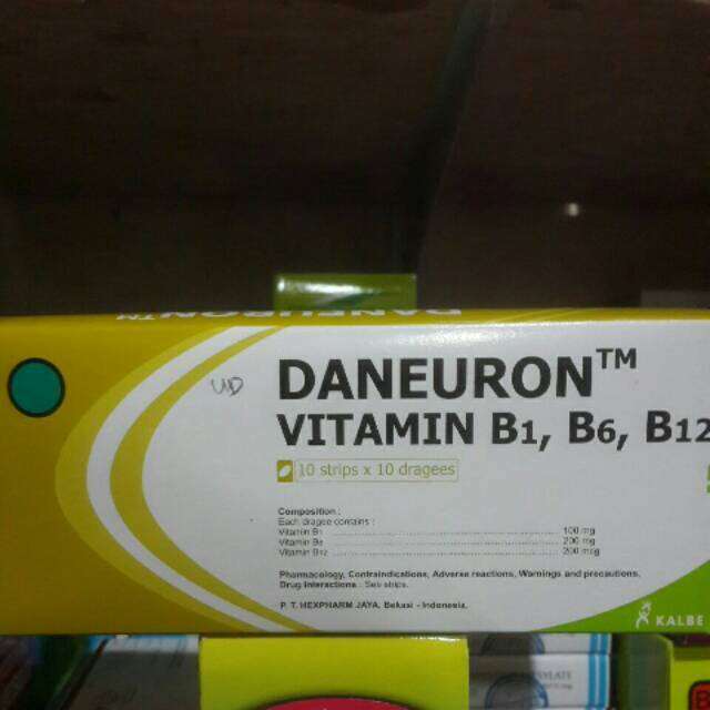 Daneuron Vitamin B1 , B6 , B12 / Box isi 10 strip | Lazada Indonesia