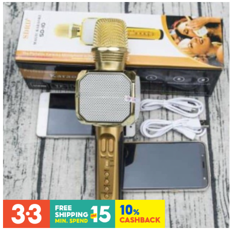 Magic Karaoke Sound Wireless Bluetooth Microphone SDRD Microphone (SD ...