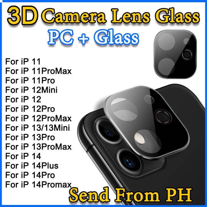 Camera Lens Film Screen Protector for iPhone 11 12 13 14 15 Pro Max 14 15 Plus 13 12 Mini ...