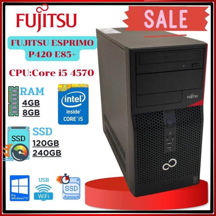 FUJITSU ESPRIMO P420 E85+ Gen 4 Core i5-4570 3.20Ghz Gen 4th ...