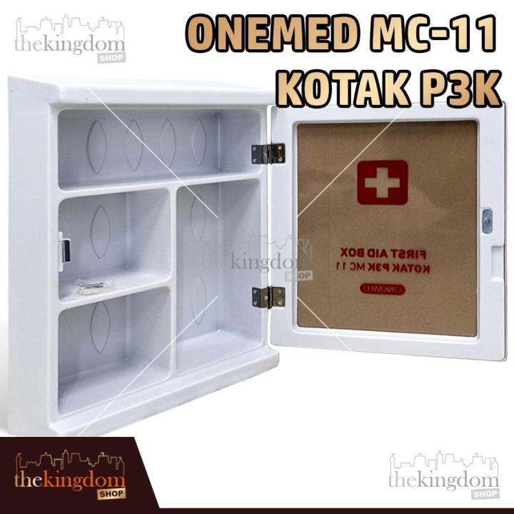 Onemed Kotak P3K MC-11 Rak Obat Plastik Mika Dinding First Aid Kit Box | Lazada Indonesia