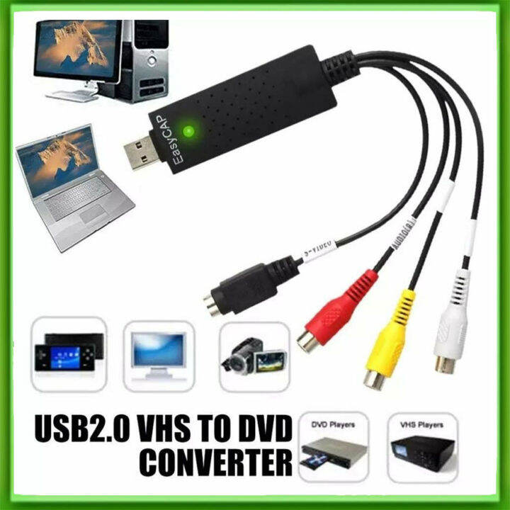 USB 2.0 EAsyCap Capture 4 Channel Video Adapter Cable | Lazada PH