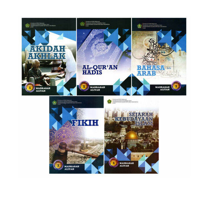 BUKU MA KEMENAG KELAS 10 X AKIDAH AKHLAK, AL-QUR'AN HADIS, BAHASA ARAB, FIKIH, SKI | Lazada ...