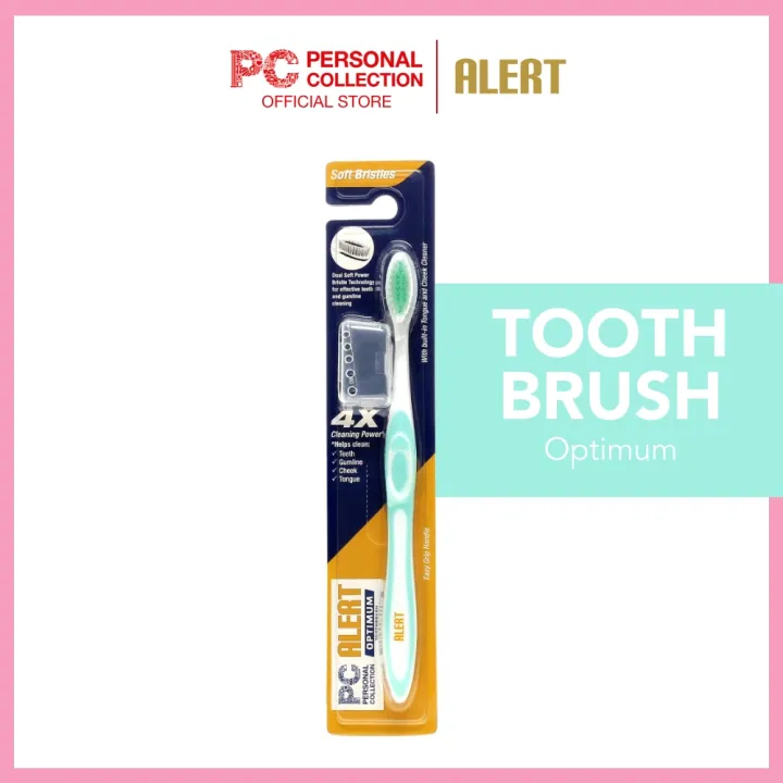 Alert Optimum Toothbrush Green Personal Collection | Lazada PH