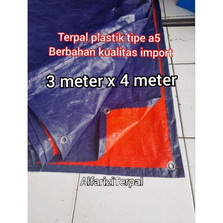 Terpal plastik A5 3 meter x 4 meter | Lazada Indonesia