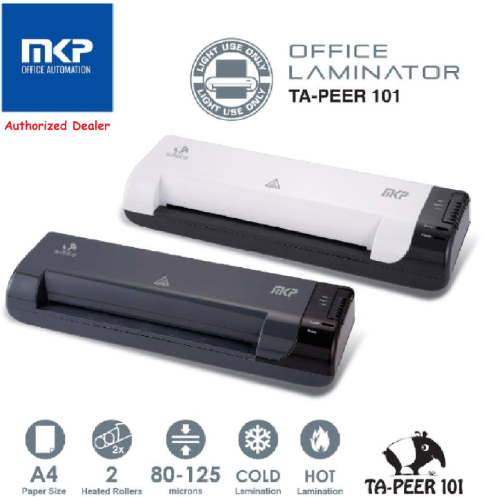 MKP A4 Cold & Hot Laminate / Laminating / Laminator Machine TA-PEER 101 ...