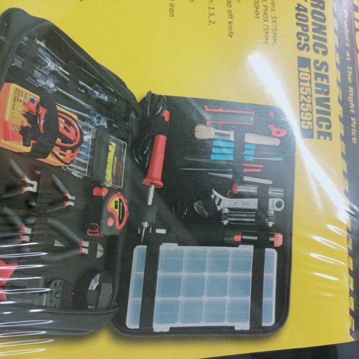 dt Krisbow Electronic service tool kit 40pcs - alat service elektronik ...
