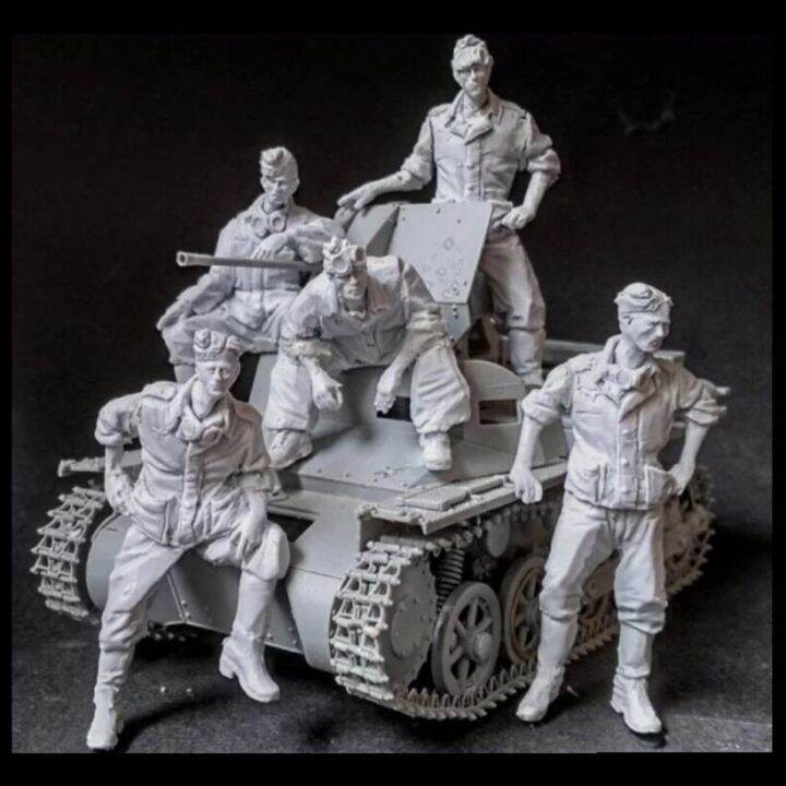 Resin soldier 1/35 ancient officer CREW include 5 soldier (NO TANK ...
